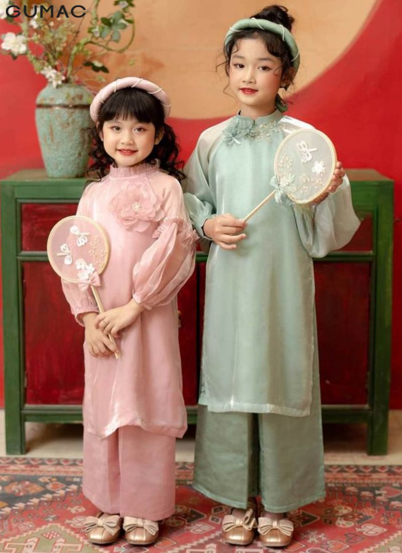 21+ Mẫu áo dài cho trẻ em ngày Tết 2025 xu hướng ĐẸP NHẤT