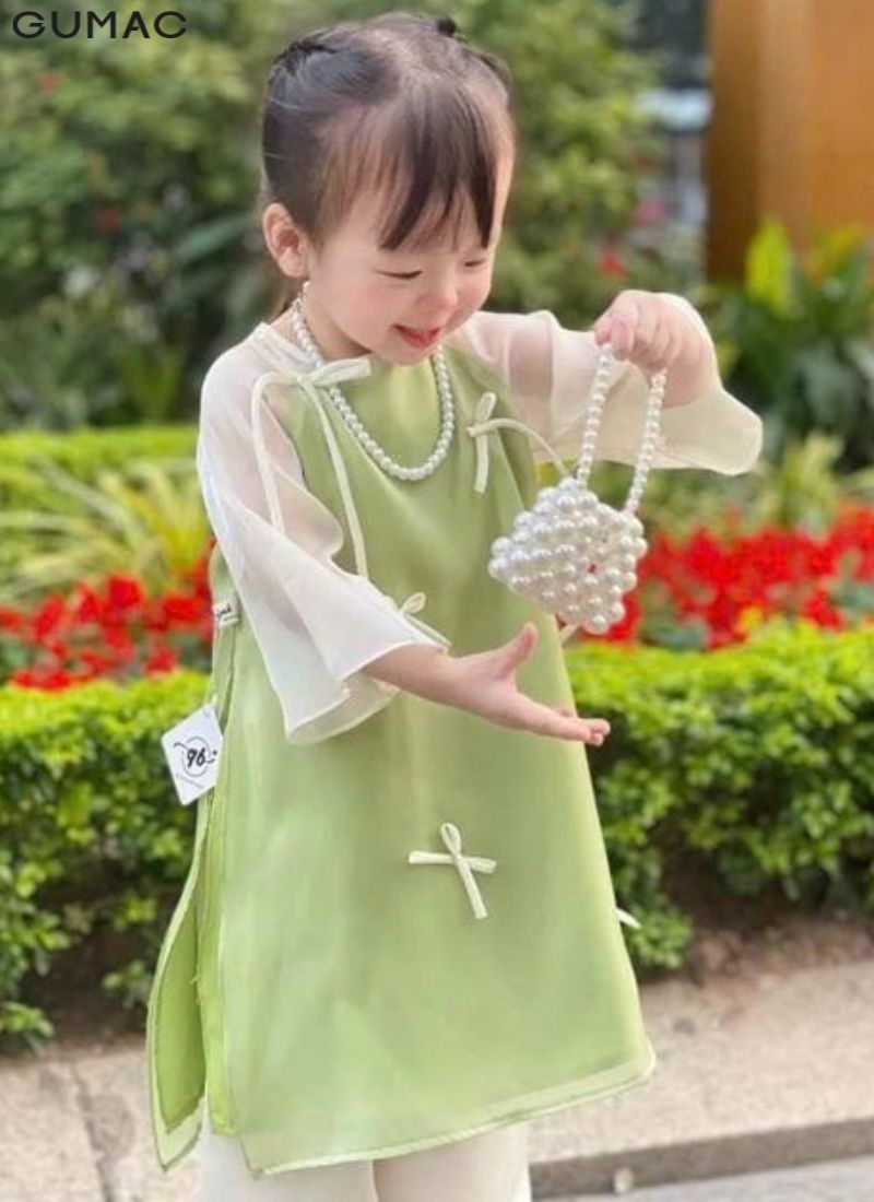 21+ Mẫu áo dài cho trẻ em ngày Tết 2025 xu hướng ĐẸP NHẤT