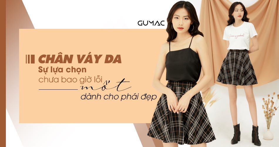 Phối đồ với chân váy da cực SANG CHẢNH cho nàng trendy