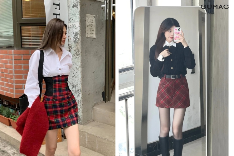 15+ Cách phối đồ với mẫu váy caro ĐẸP sành điệu cho nàng