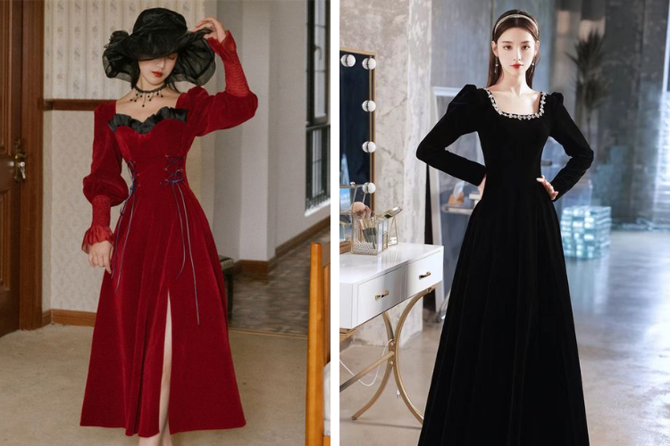 Đầm nhung là gì? Bật mí các kiểu đầm nhung ĐẸP NHẤT hiện nay