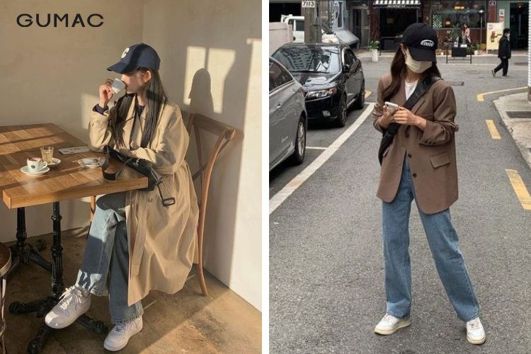 10+ Cách phối đồ mùa đông với quần jean đẹp SÀNH ĐIỆU cá tính