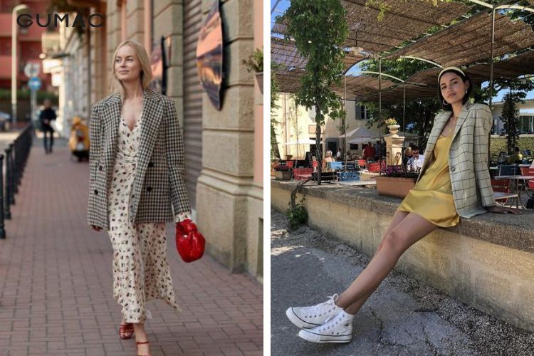9+ Cách phối đồ với blazer caro cực XINH và THỜI THƯỢNG