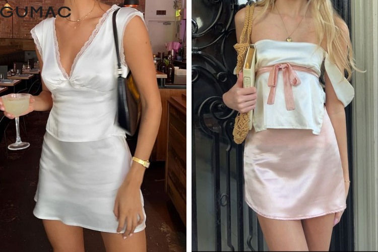 7 Mẫu chân váy lụa ĐẸP và cách phối đồ NỔI BẬT giúp nàng tự tin