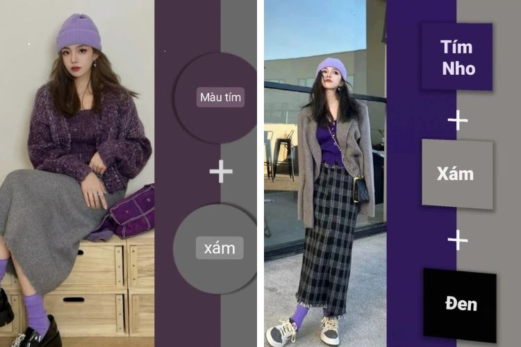 Màu tím hợp mệnh gì? 7 Cách phối màu CỰC ĐẸP với màu tím