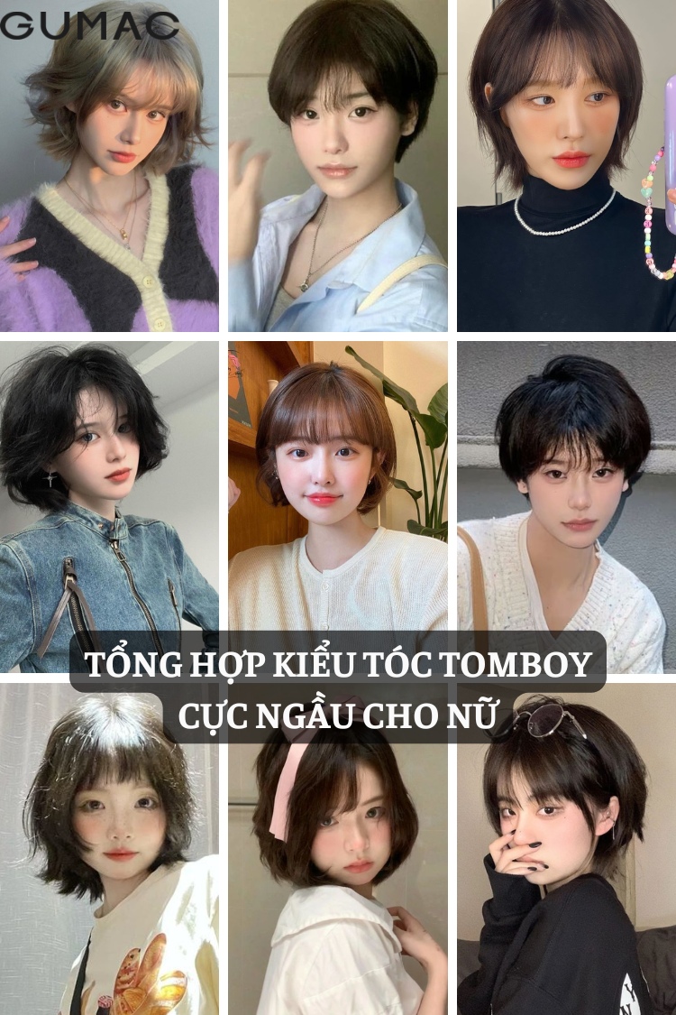 25+ Kiểu tóc tomboy cá tính cực NGẦU dành cho mọi khuôn mặt