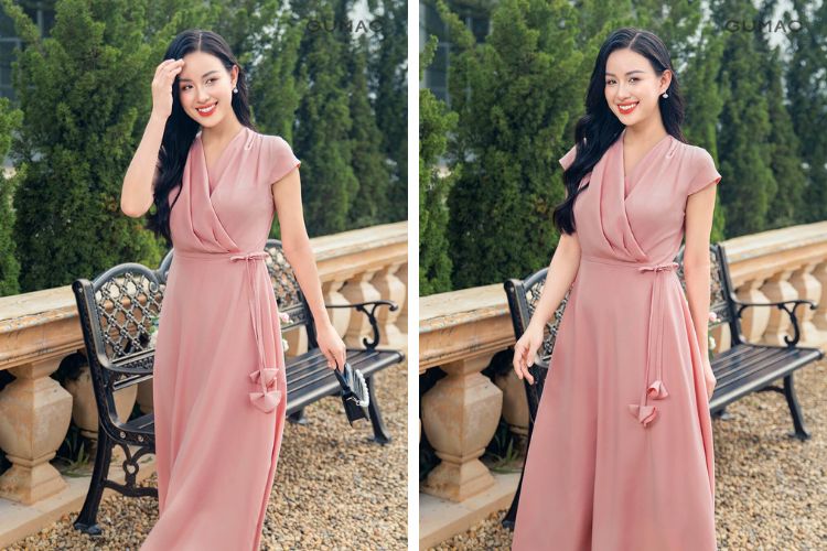 Váy đầm dự tiệc cưới SANG TRỌNG trẻ trung cao cấp 2024 | Gumac.vn
