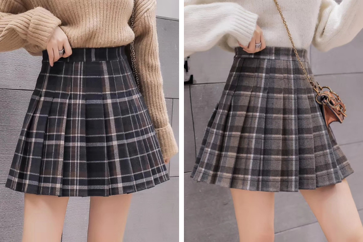 Bật mí 13+ phối váy sọc caro đỏ mặc áo gì để trở nên CÁ TÍNH